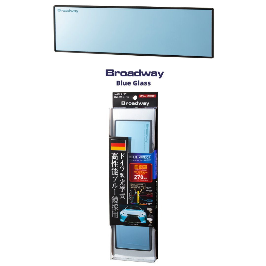Broadway Blue Coating Type Rear View Mirror – Real JAPAN Trading